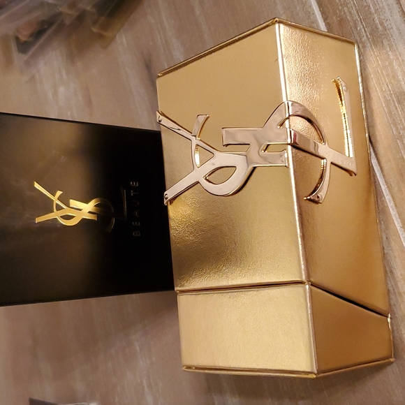 Yves Saint Laurent | Accessories | New In Box Never Used Ysl Gold Logo ...